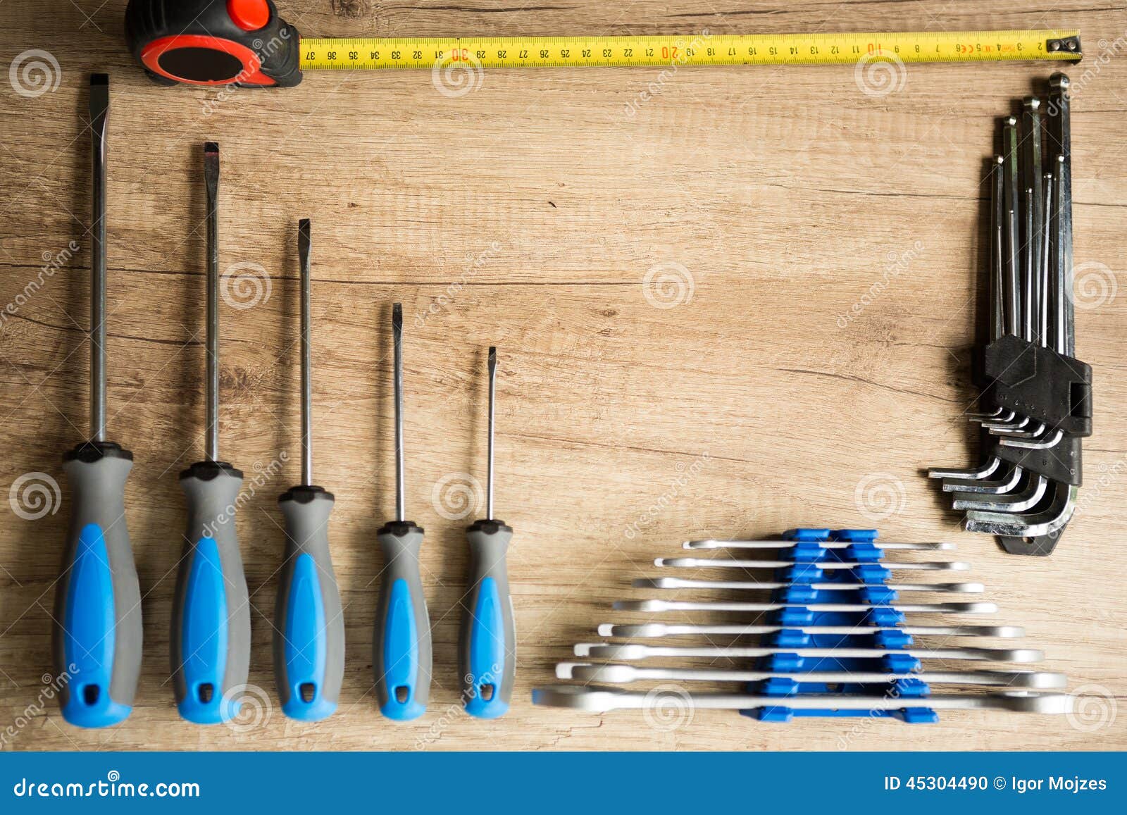 Set of different tools stock photo. Image of allen, collection - 45304490