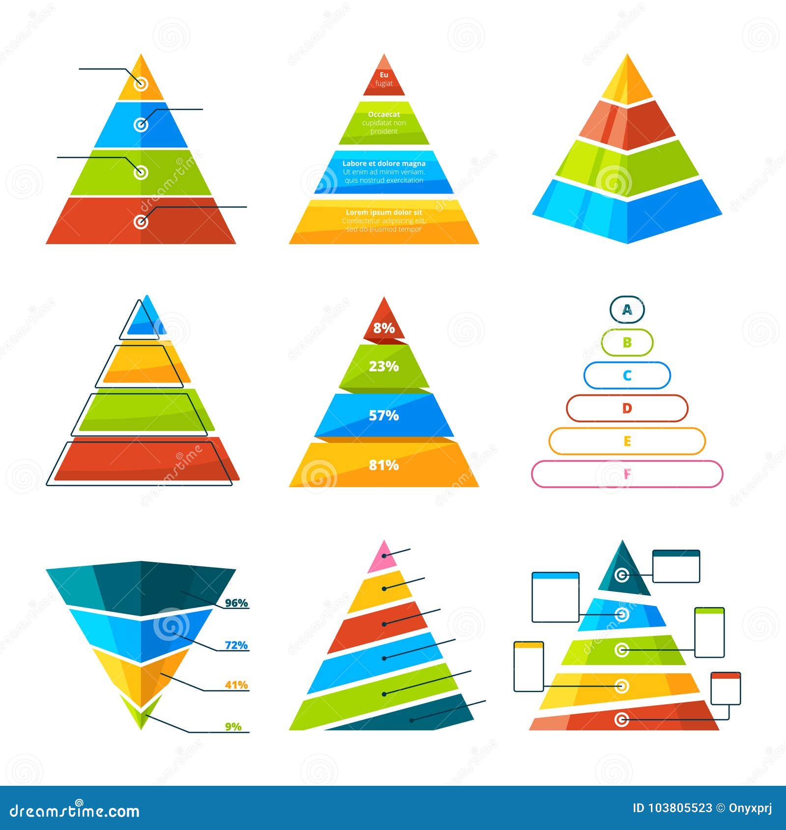 Infographic And Diagram Design Elements Vector Set 41
