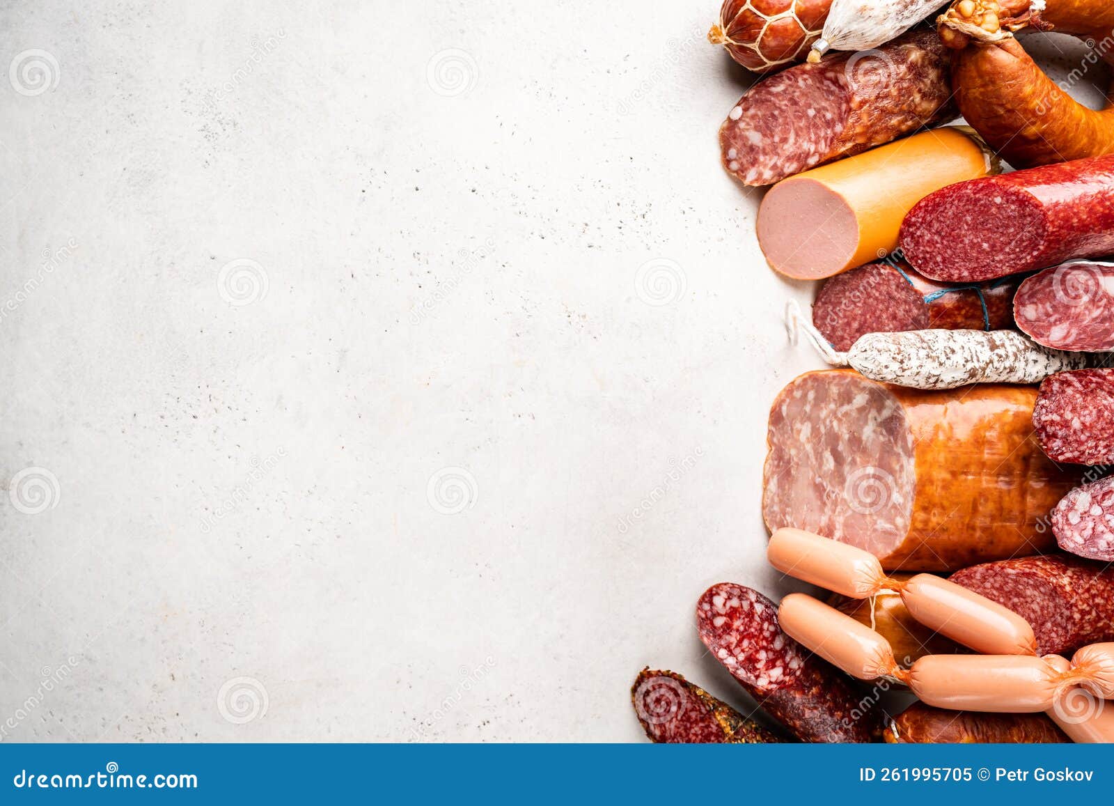 Set of Different Types of Sausages Stock Image - Image of sausages ... Set of Different Types of Sausages Stock Image - Image of sausages ...