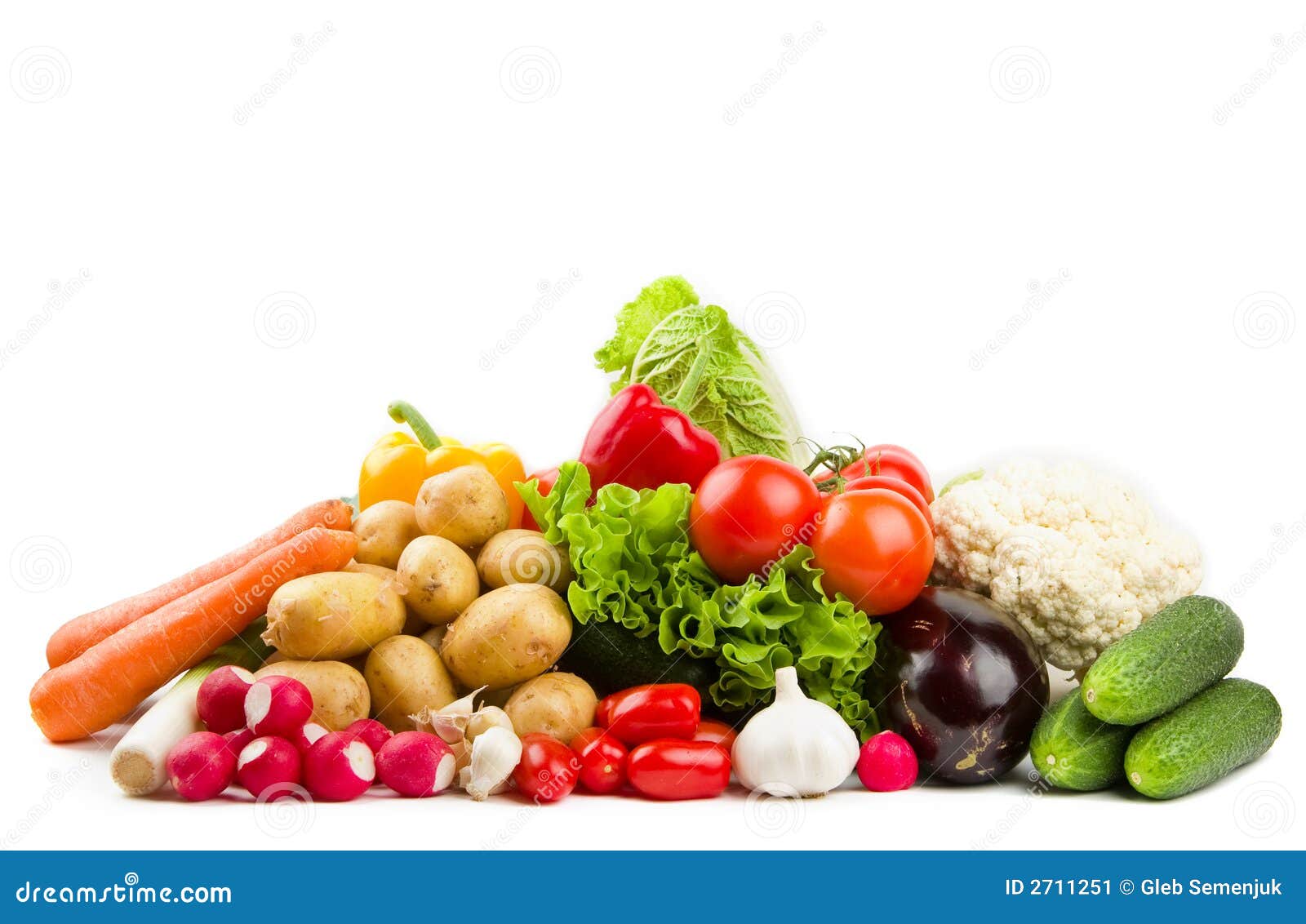 Set of Different Vegetables Stock Image - Image of green, healthy: 2711251
