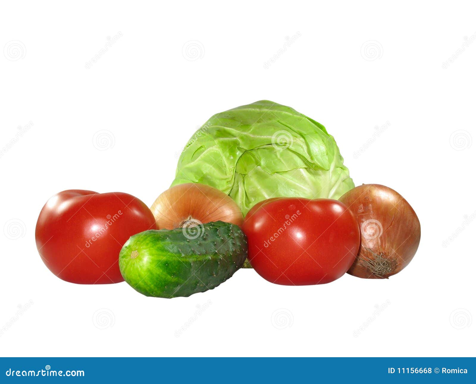 Set of Different Vegetables Isolated on White Stock Photo - Image of ...