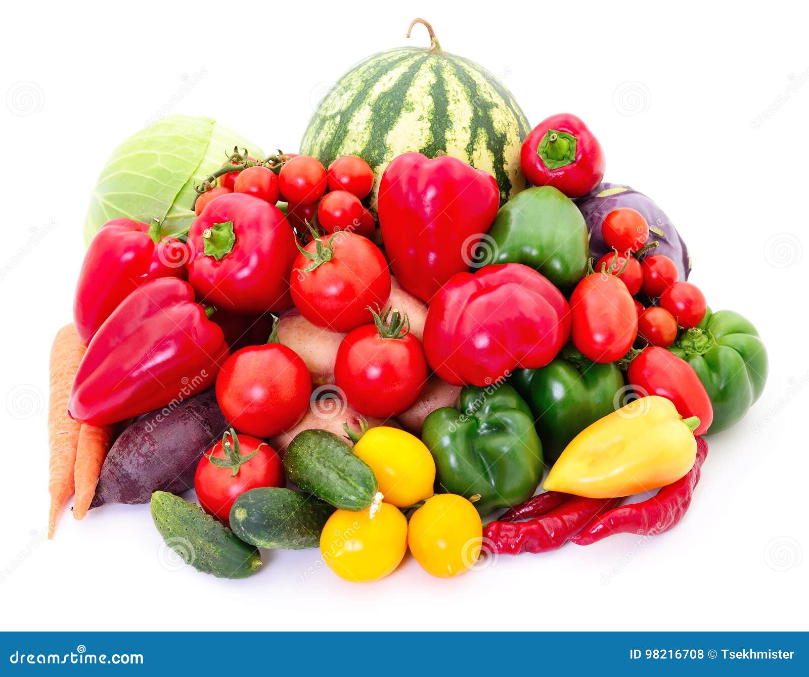 Set of Different Vegetables. Stock Photo - Image of stack, cabbage ...