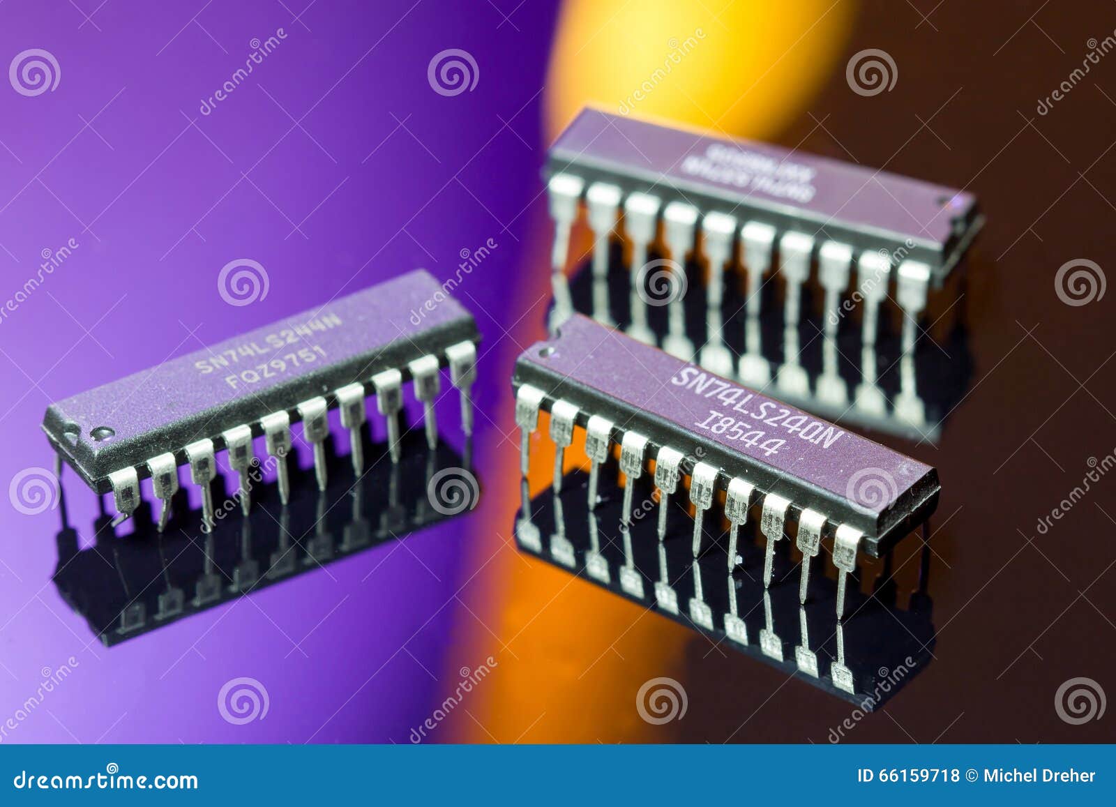 Set of digital ICs stock photo. Image of electronics - 66159718