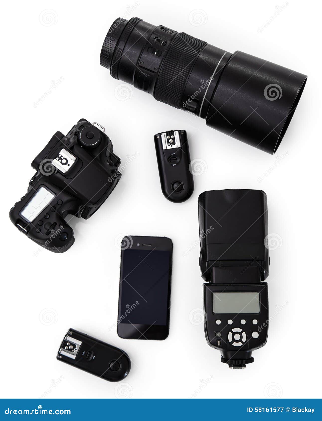 Set for Digital Photography Stock Image - Image of camera, photographer ...