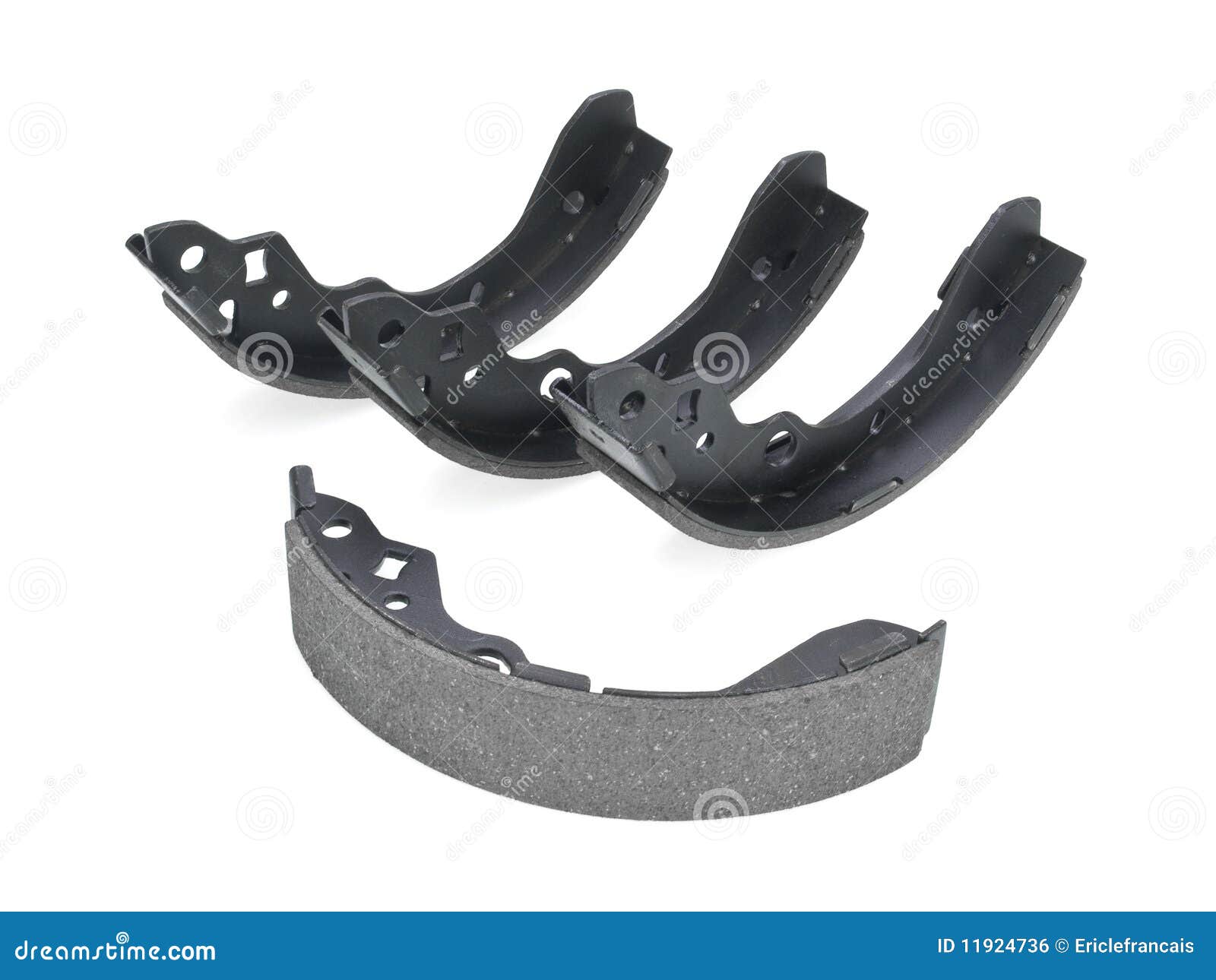 Set of Disc Brake Pads stock photo. Image of metal, stop - 11924736