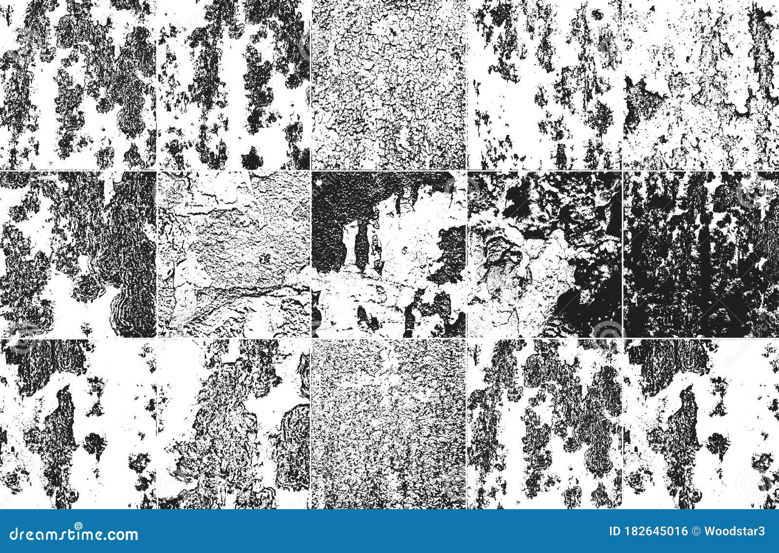 Set of Distress Rust Metal Vector Texture. EPS8 Illustration Stock ...