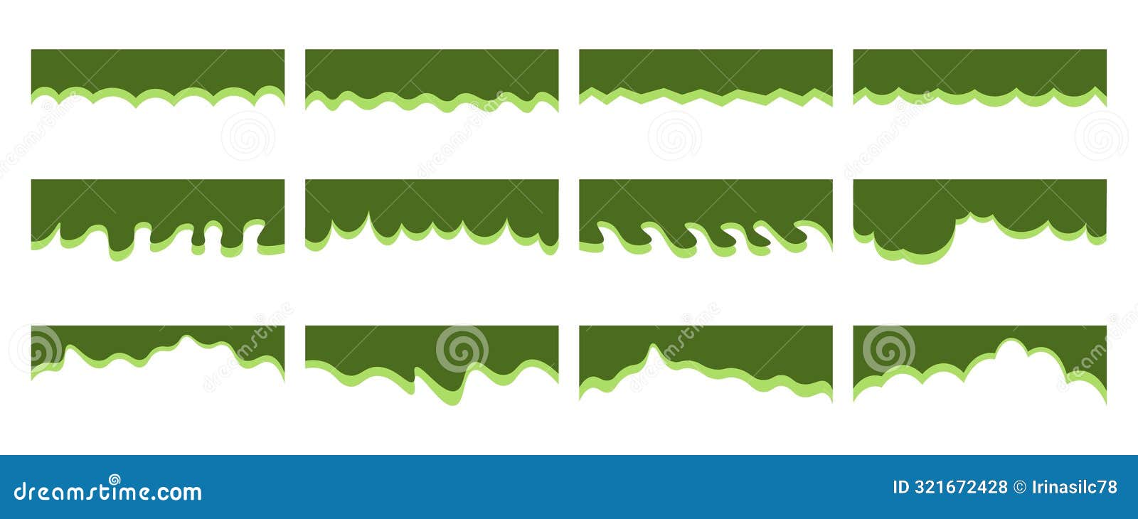 Separator Header, Section Divider Shapes, Blue Headline Design Elements ...