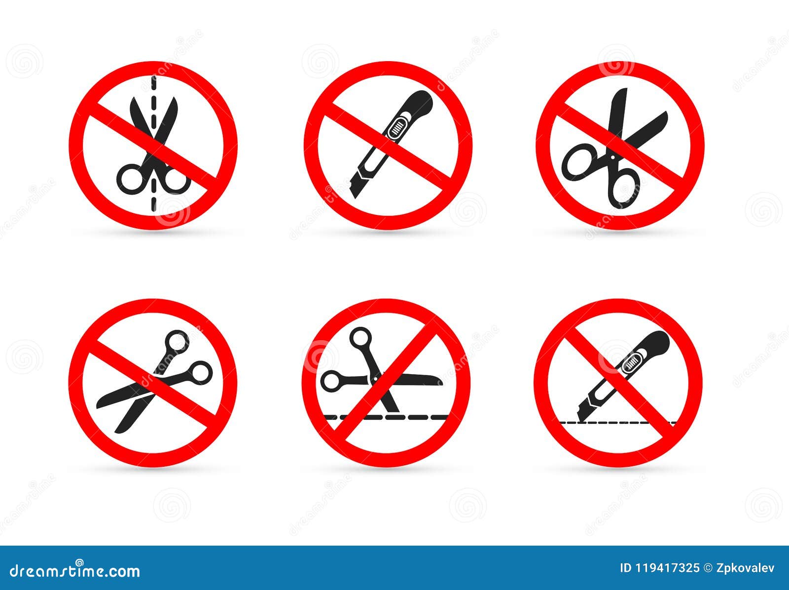 Do Not Open With Knife On White Background. Do Not Use Cutter Knife ...