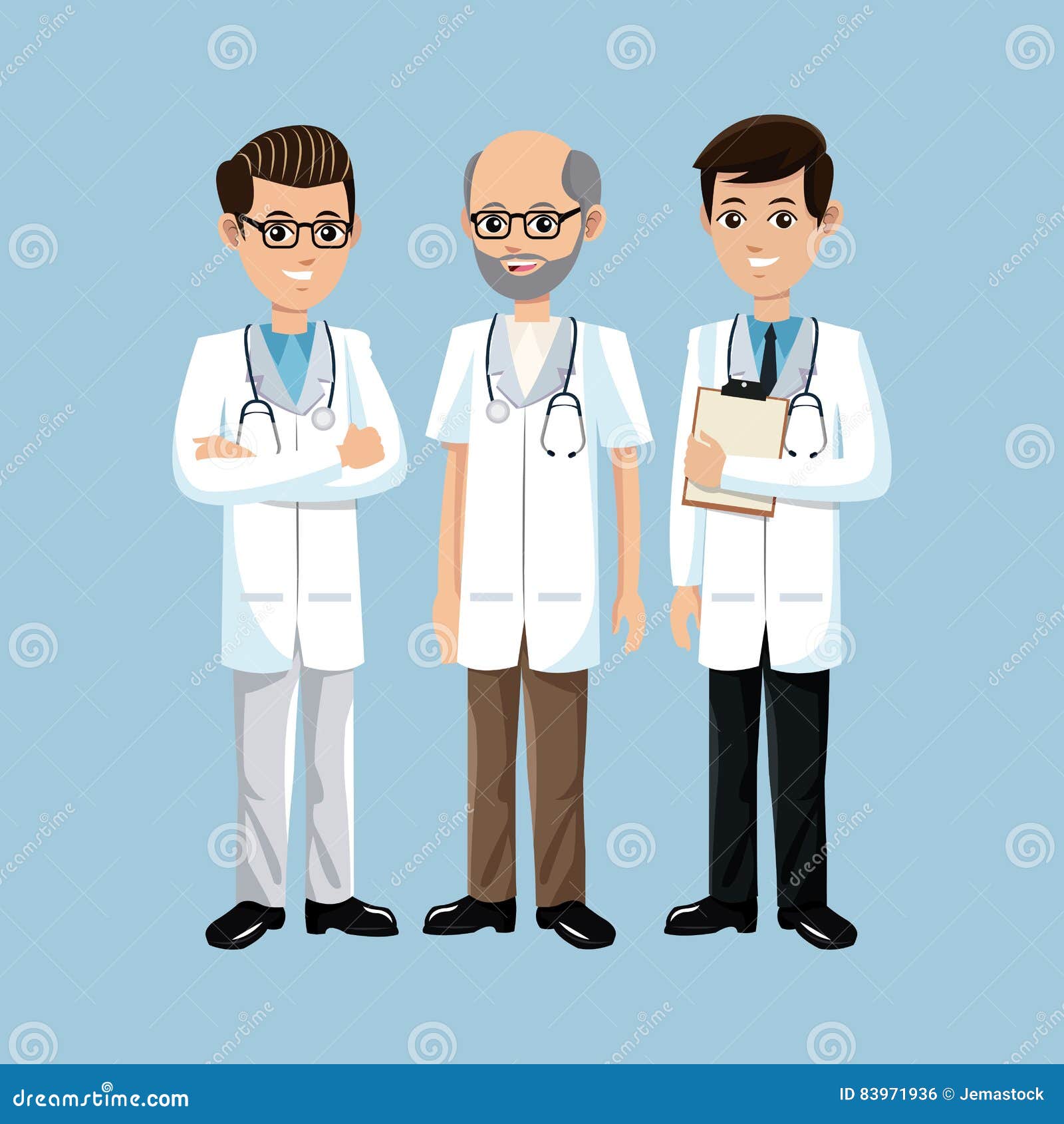 Set doctors group medical stock vector. Illustration of care - 83971936