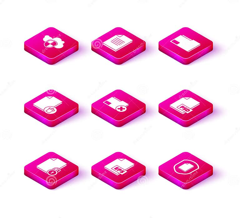 Set Document and Lock, EPS File Document, Delete, Folder, Protection ...