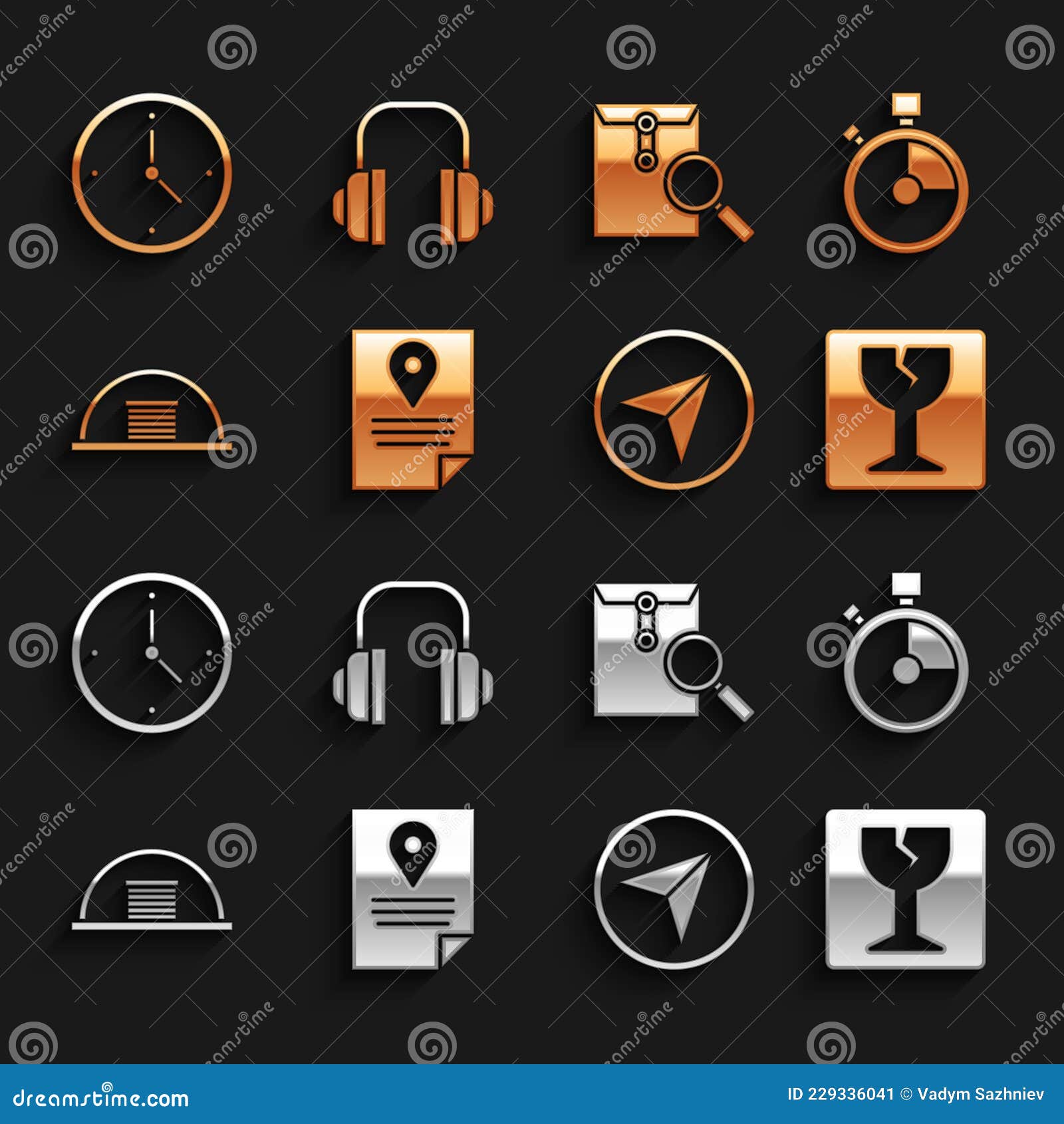 Set Document Tracking Marker System, Fast Time Delivery, Fragile Broken ...