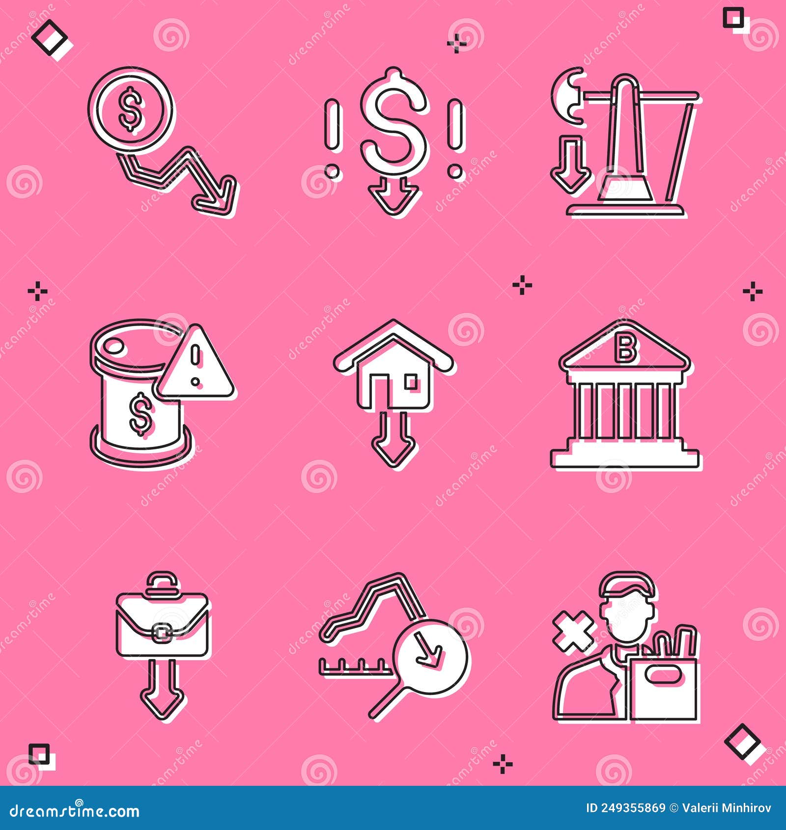 Set Dollar Rate Decrease, Drop in Crude Oil Price, Falling Property Prices, Bank Building ...