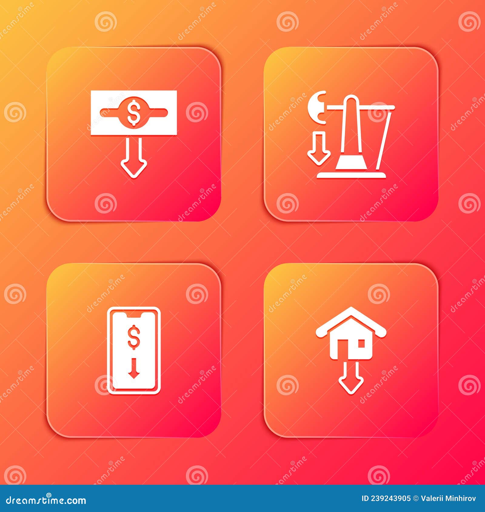 Set Dollar Rate Decrease, Drop in Crude Oil Price, Mobile Stock Trading and Falling Property ...