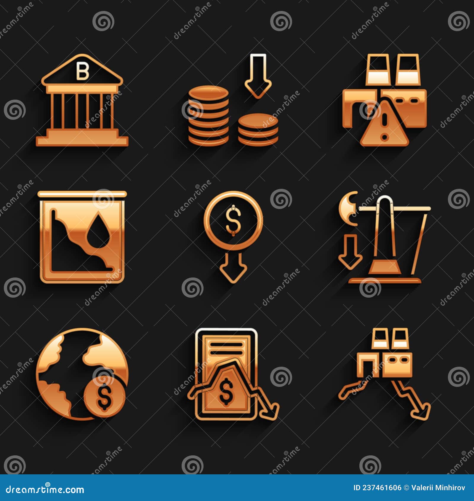 Set Dollar Rate Decrease, Mobile Stock Trading, Shutdown of Factory, Drop Crude Oil Price ...