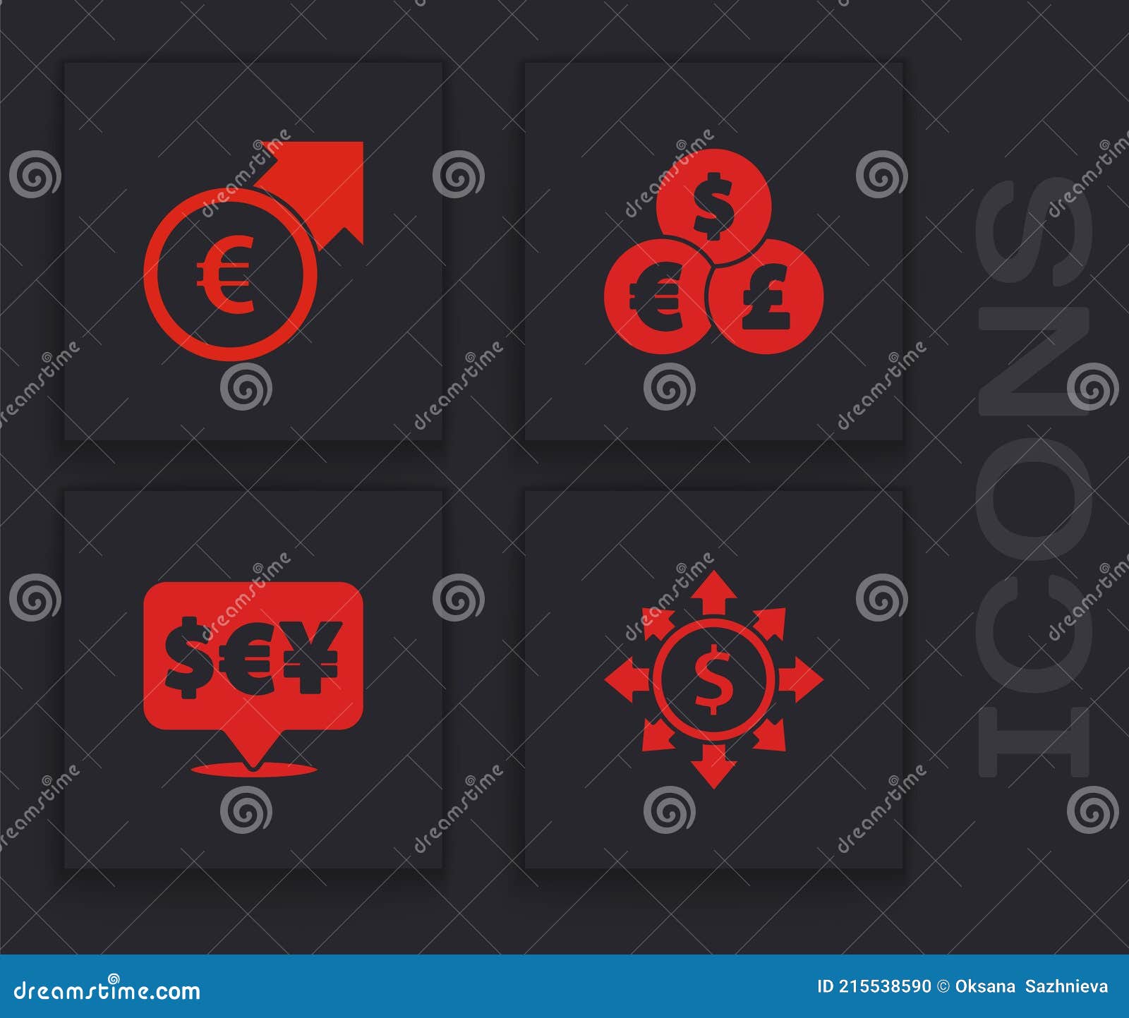 Set Dollar, Share, Network, Financial Growth and Euro, Currency ...
