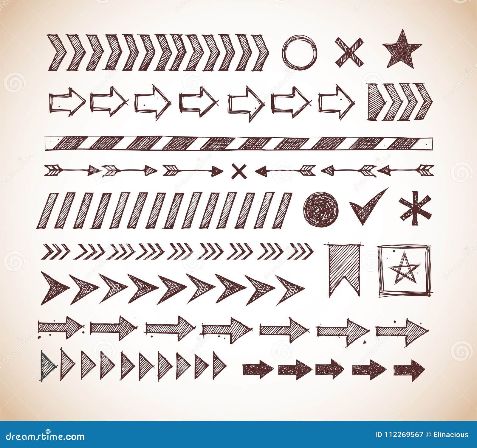 Arrow Dividers Set Cartoon Vector | CartoonDealer.com #16792339