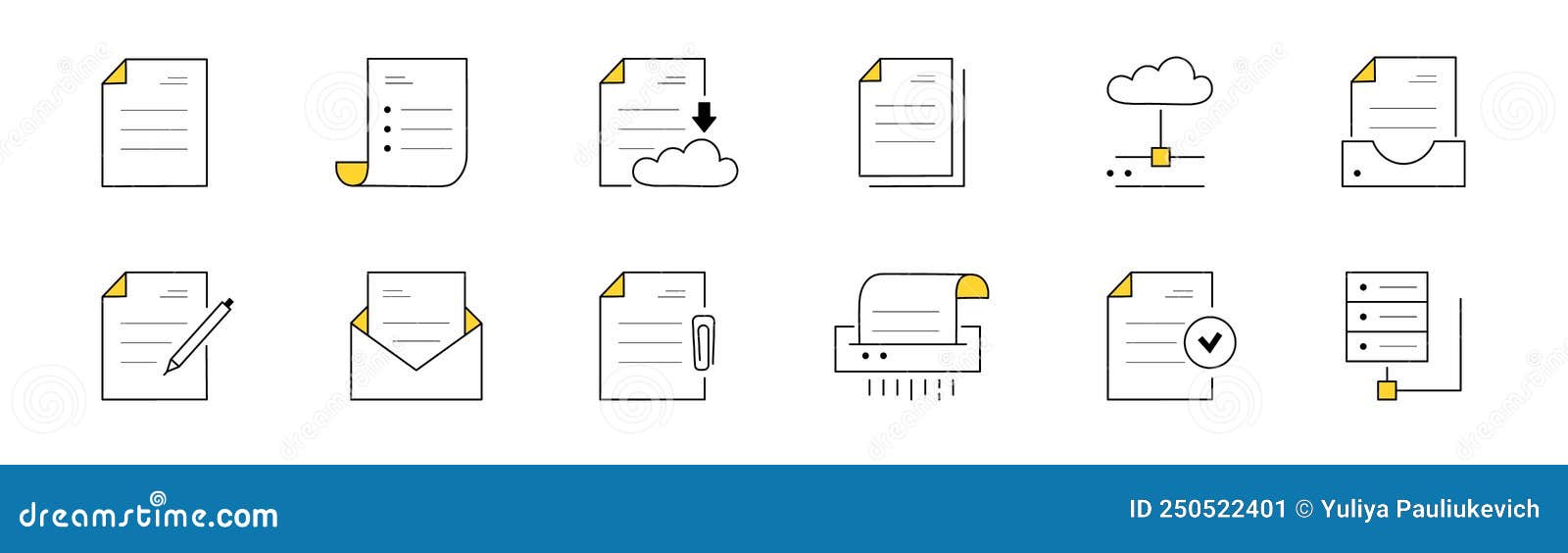 Shredding Paper Data Hardware Services Logo Icon Cartoon Vector ...