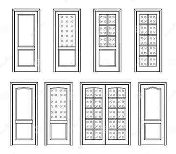 Set door interior stock illustration. Illustration of isolated - 89441979