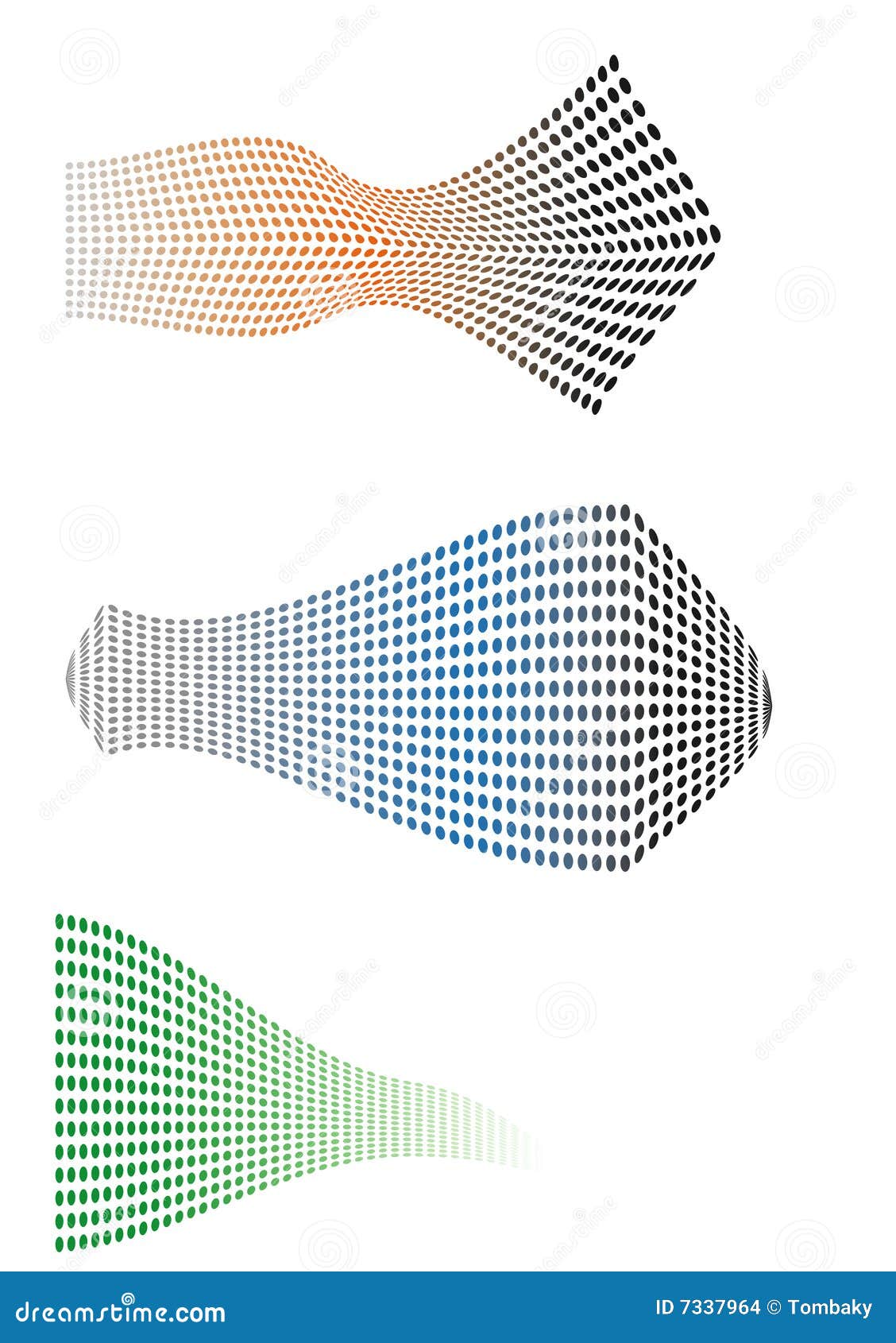 Set of Doted Vector Background Stock Vector - Illustration of abstract ...