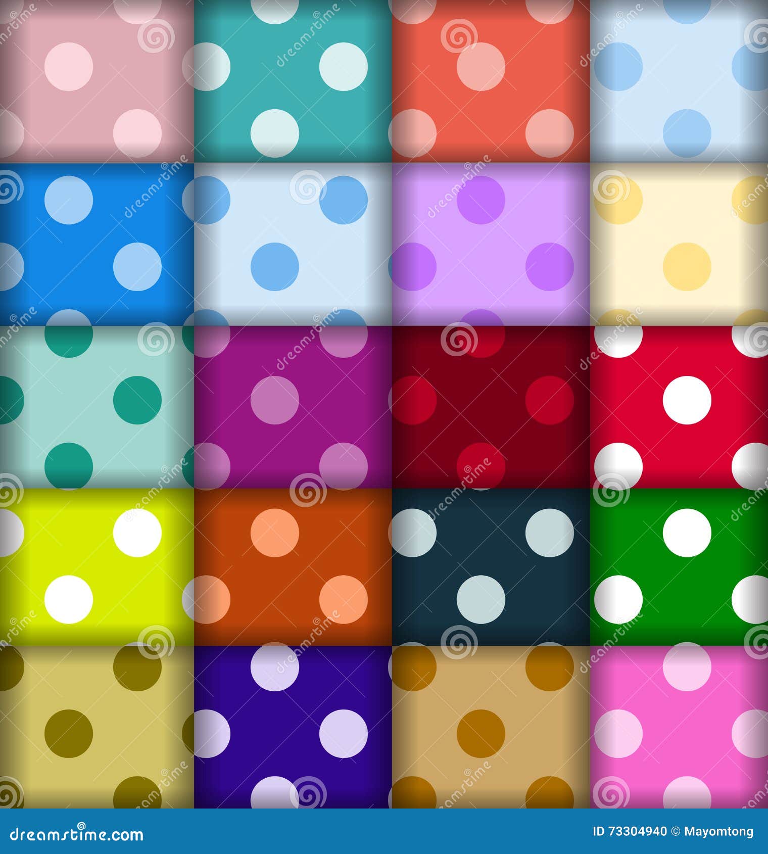 Set dots patterns stock vector. Illustration of cute - 73304940