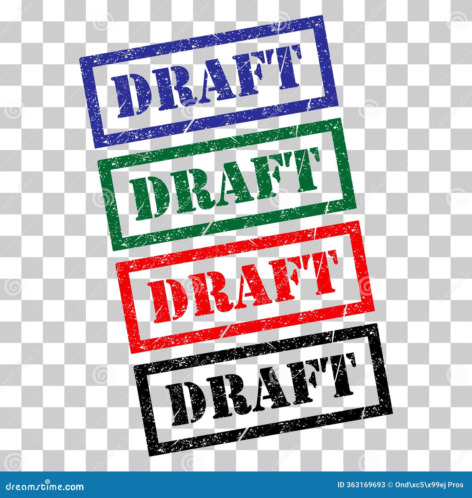 Draft Red Stamp Royalty-Free Stock Photography | CartoonDealer.com ...