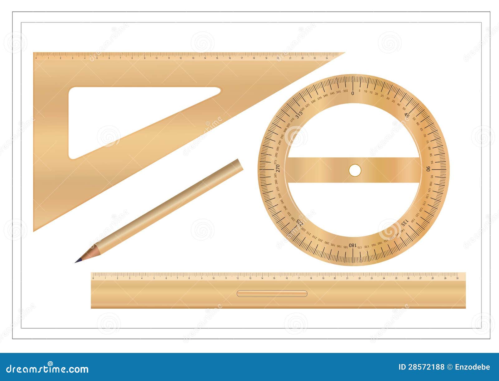 Set draw stock illustration. Illustration of drawing - 28572188