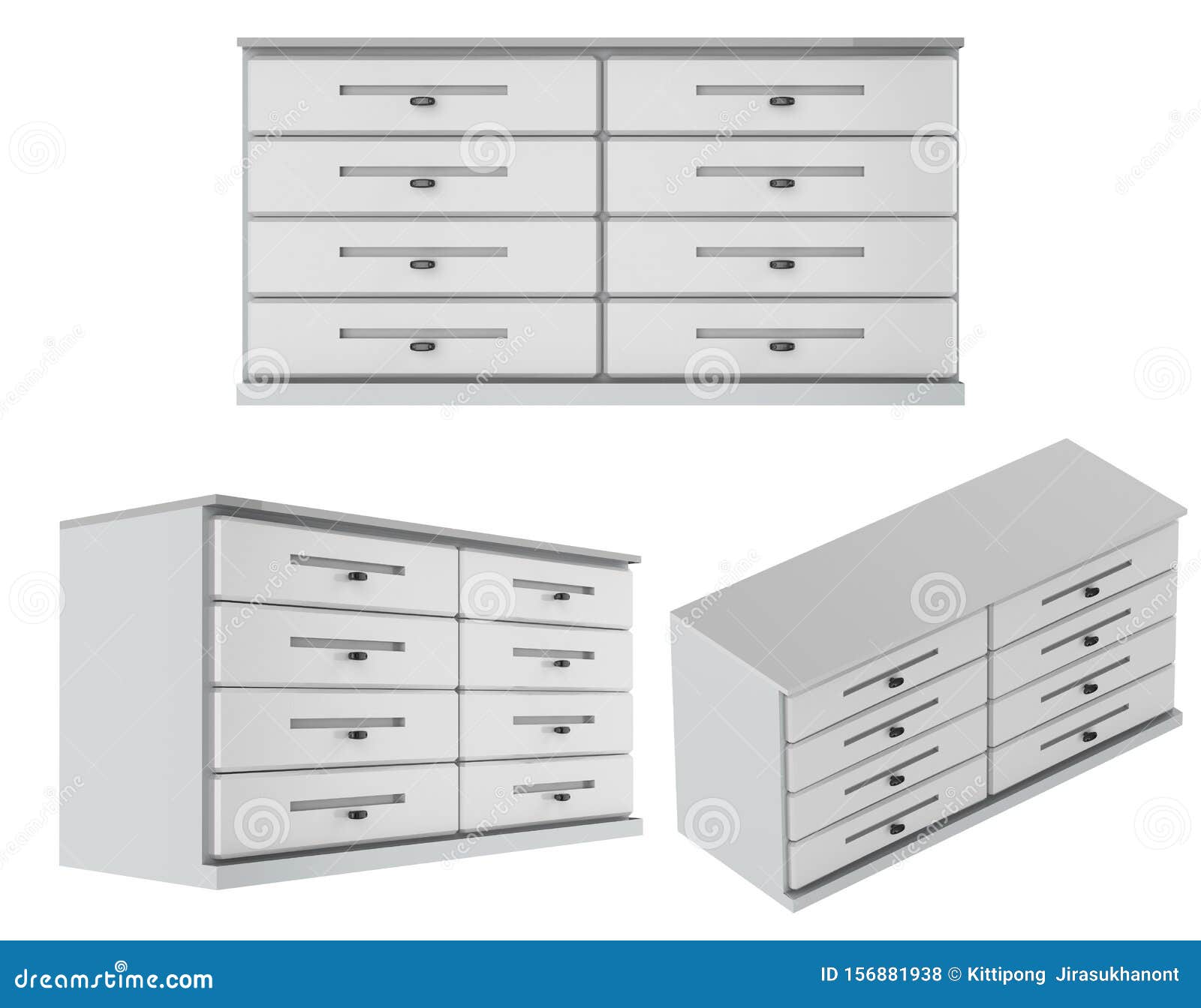 Set of drawers stock illustration. Illustration of rendering - 156881938