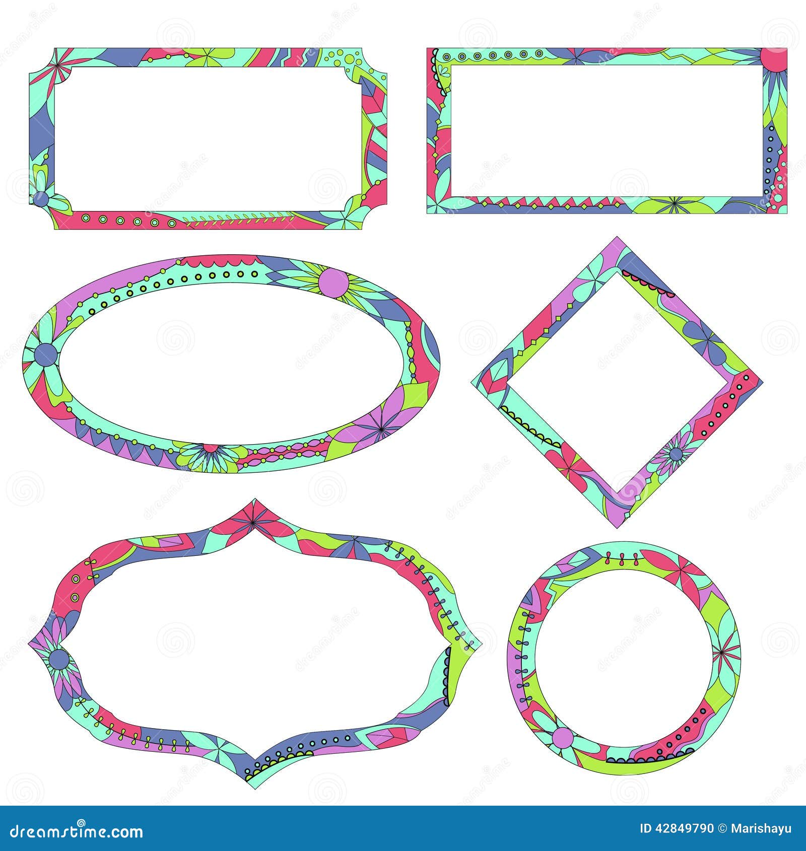 Drawing Banners Vertical Vector Illustration | CartoonDealer.com #210420706