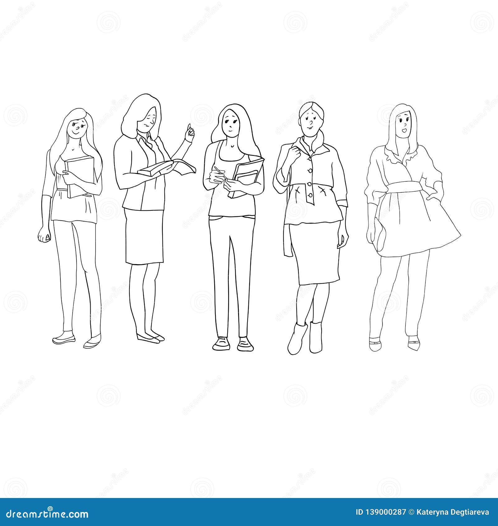 Female professions stock illustration. Illustration of fireman - 139000287