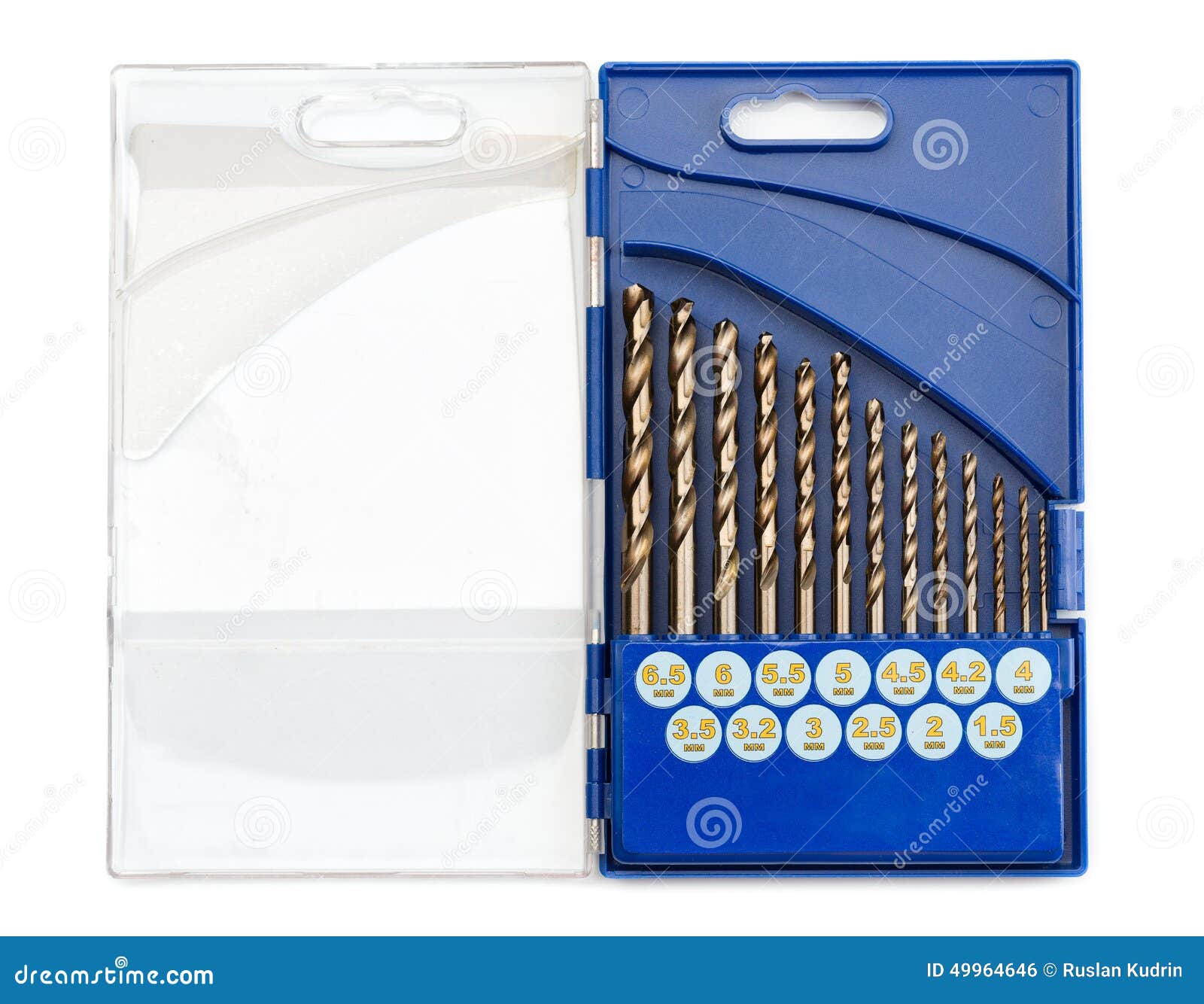 Set of Drill Bits for Metal Stock Photo - Image of build, collection ...