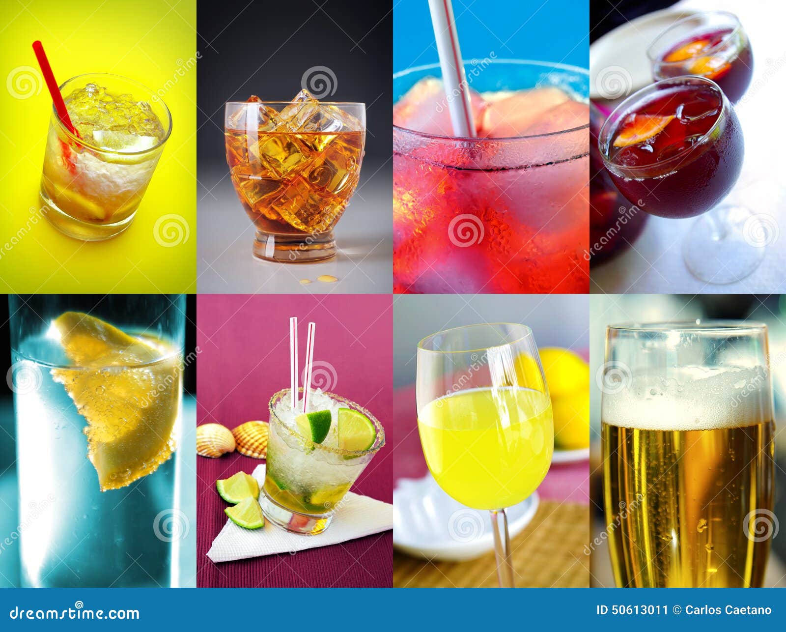 Set of Drinks stock image. Image of assorted, blue, cold - 50613011