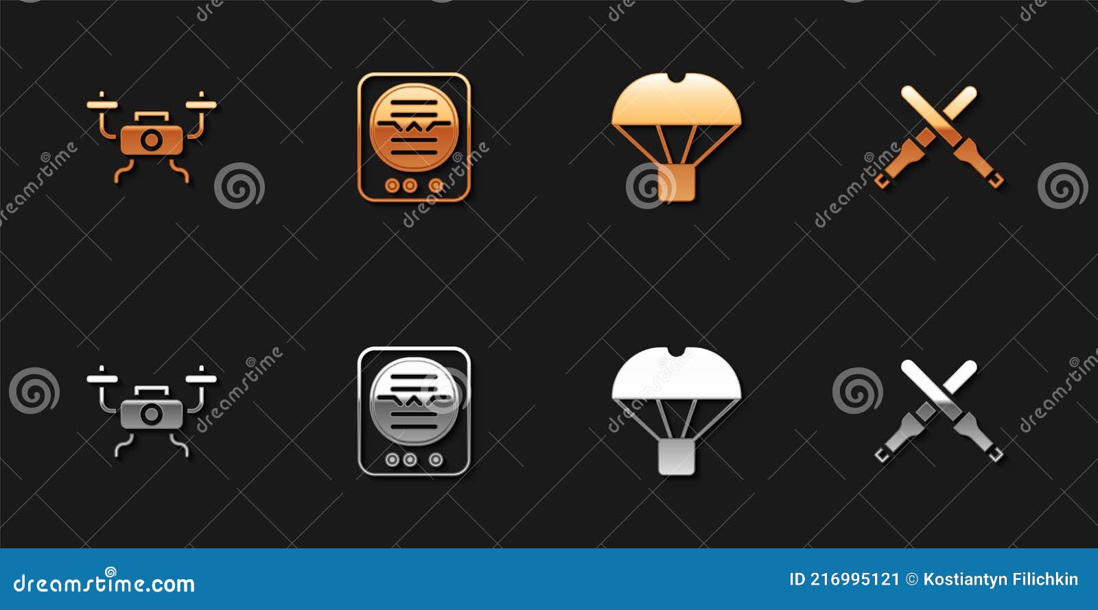 Set Drone Flying, Attitude Indicator, Box Parachute and Marshalling ...