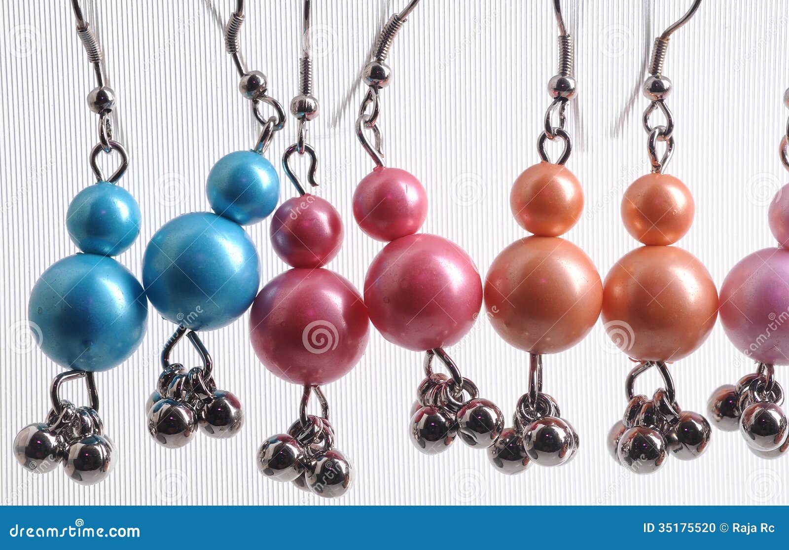 Set of earrings stock photo. Image of glamor, appealing - 35175520