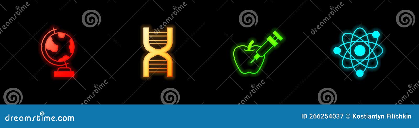 Set DNA Symbol, Genetically Modified Food, Electronic Scales, Biosafety ...