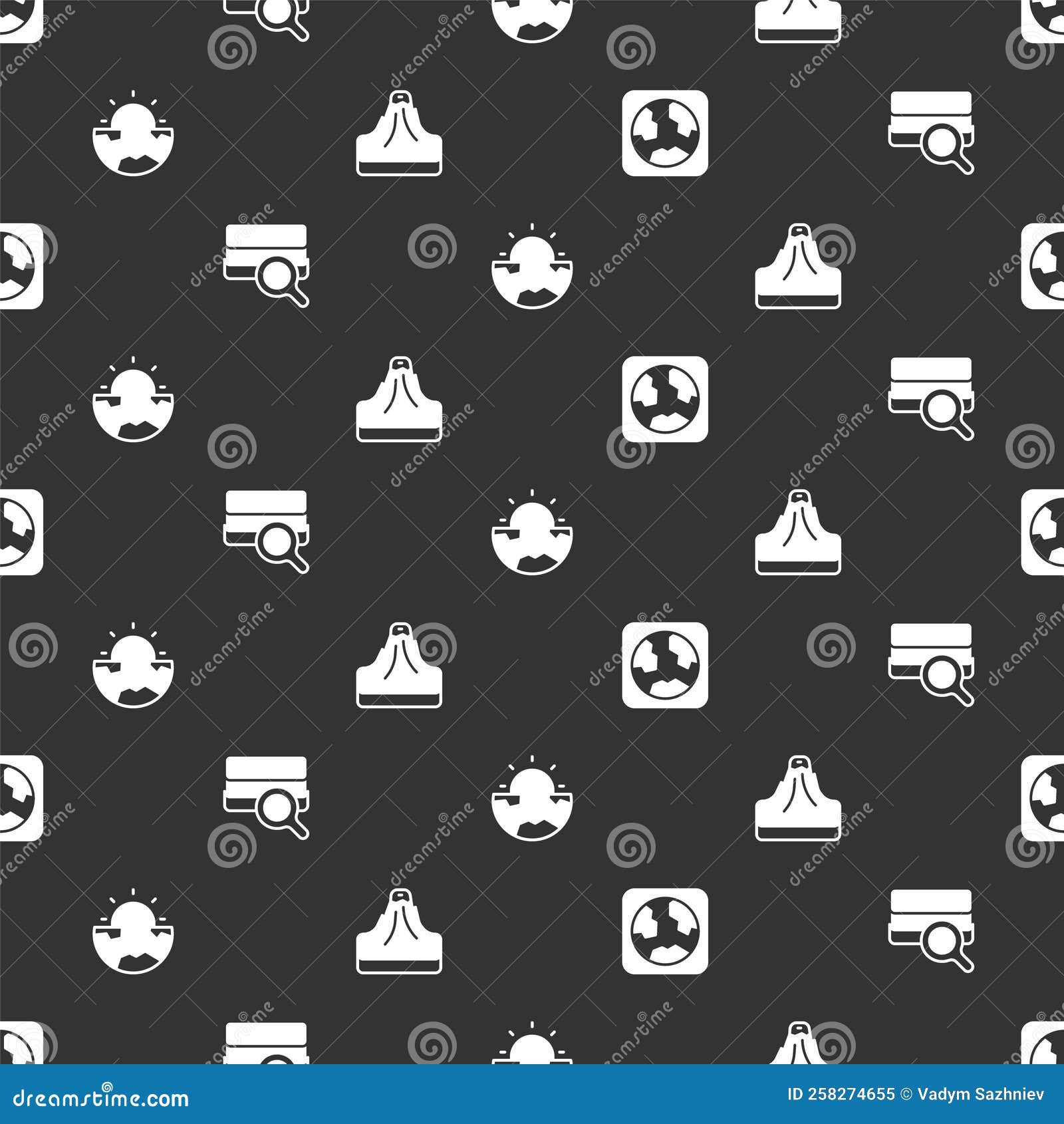Set Earth Globe, Soil Analysis, Core Structure Crust and Volcano on ...