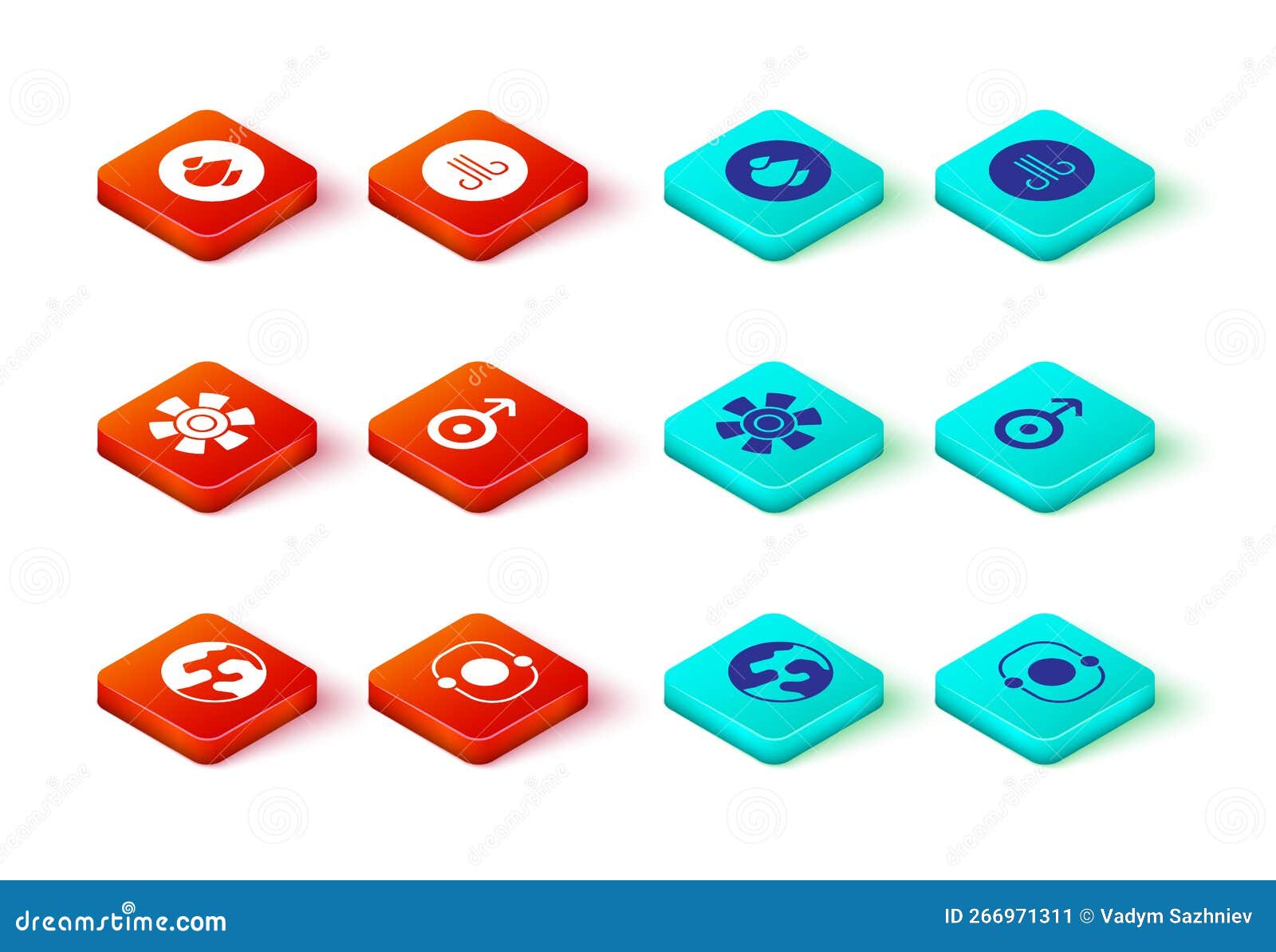 Set Earth Globe, Solar System, Sun, Symbol Uranus, Windy Weather and ...