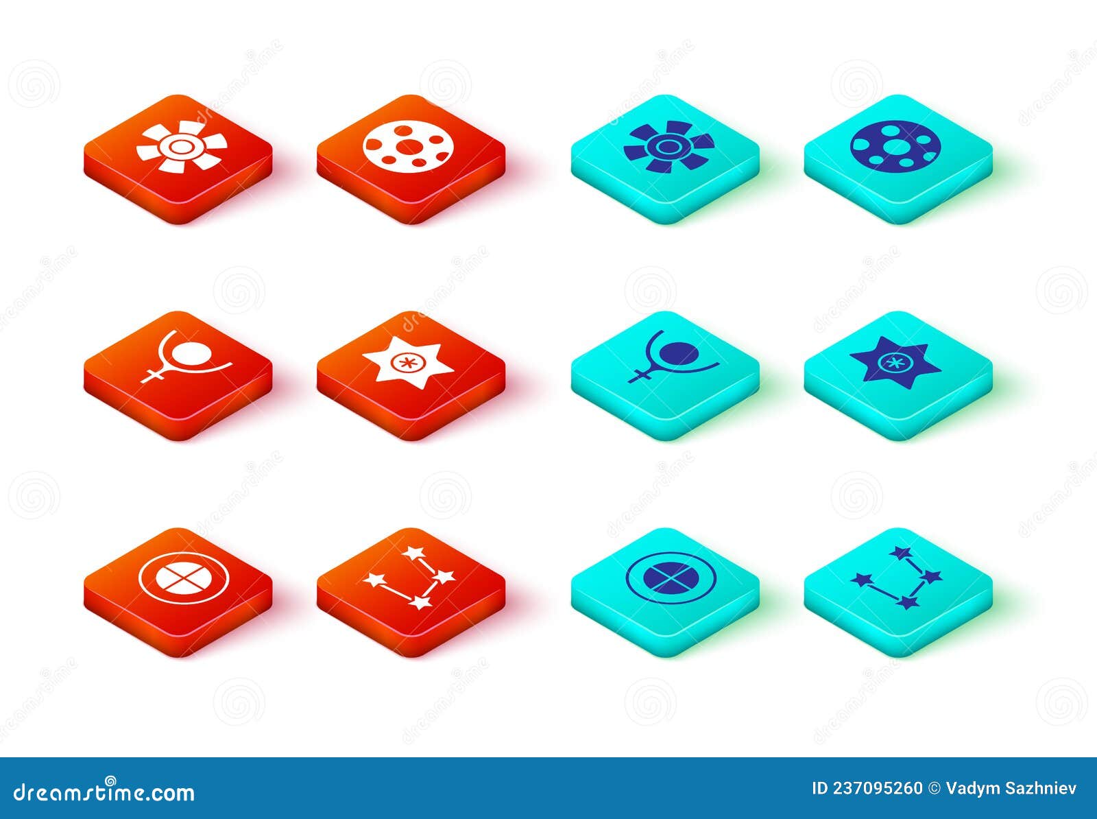 Set Earth Globe, Star Constellation Zodiac, Symbol Pluto, Falling Star ...