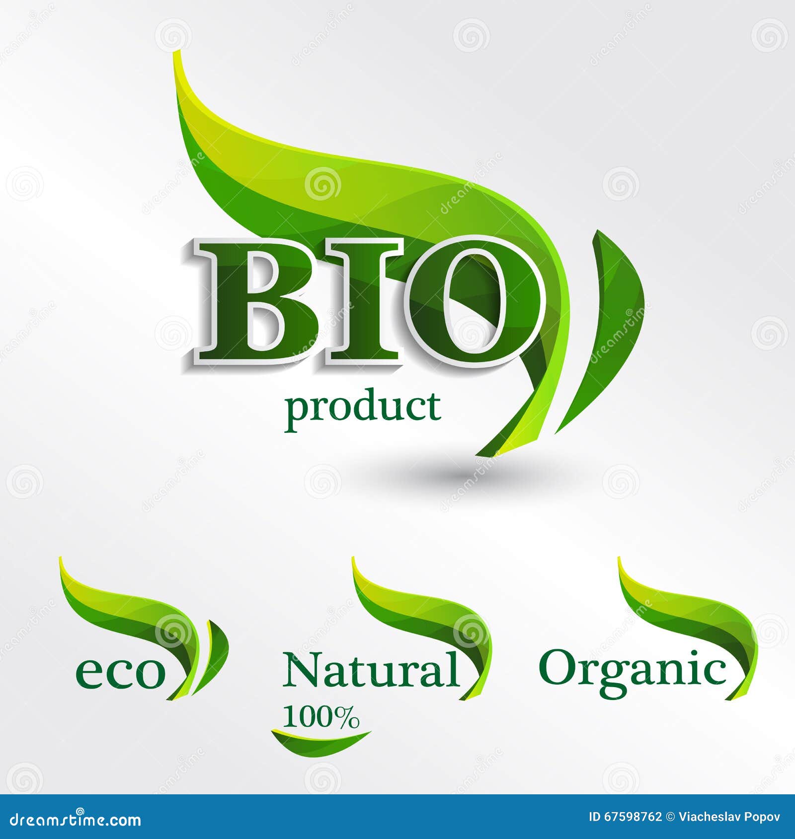 Set Eco logos stock vector. Illustration of icon, company - 67598762