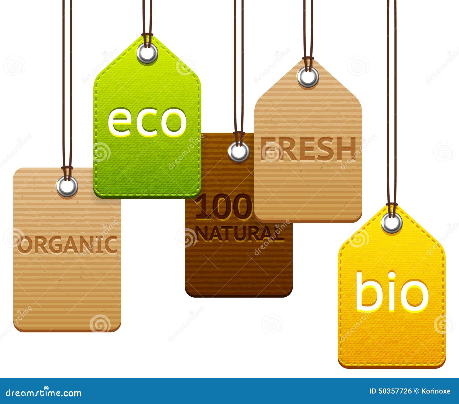 Organic Labels Set. Collection Various Logo For Organic Cosmetics Or ...