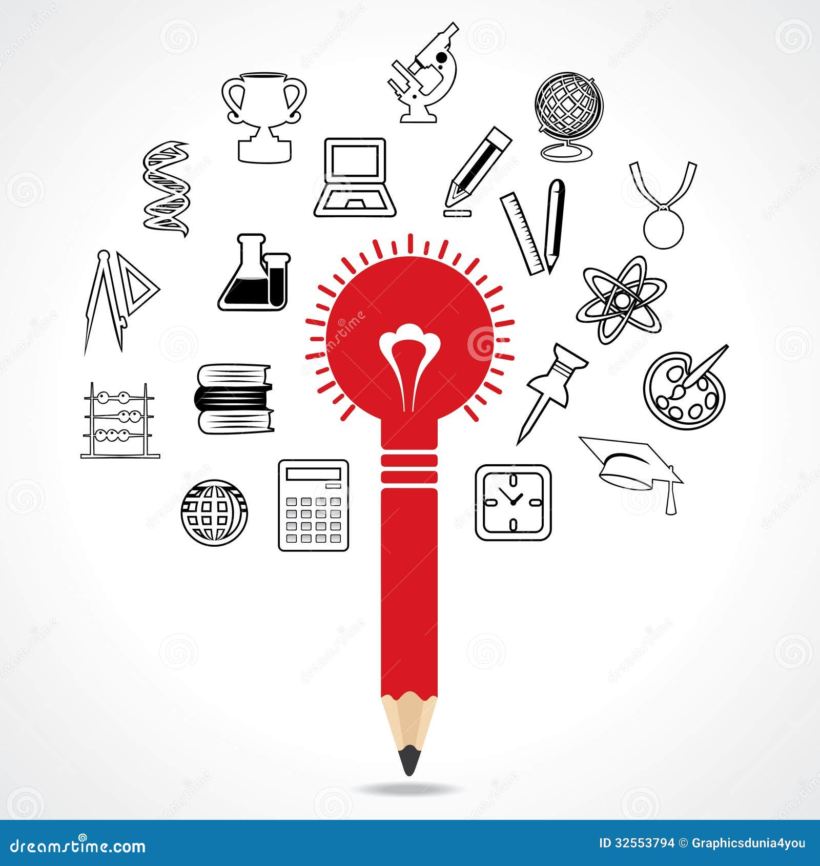 Icon Around A Continuous Movement Cycle Vector Illustration ...