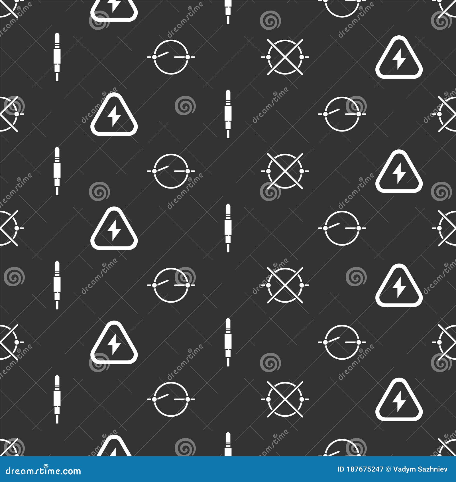 Set Electric Circuit Scheme, High Voltage, Audio Jack and Electric ...