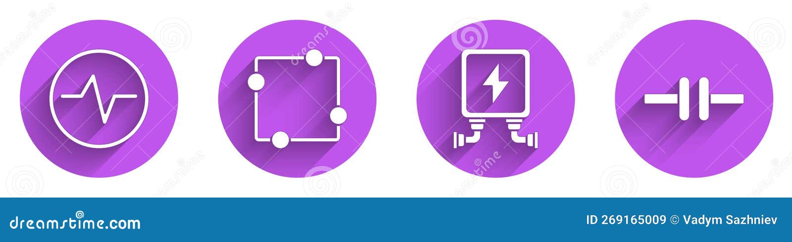 Set Electric Circuit Scheme, Electric Circuit Scheme, Electric ...