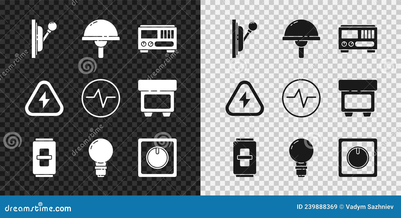 Set Electrical Panel, Light Emitting Diode, Measuring Instruments ...