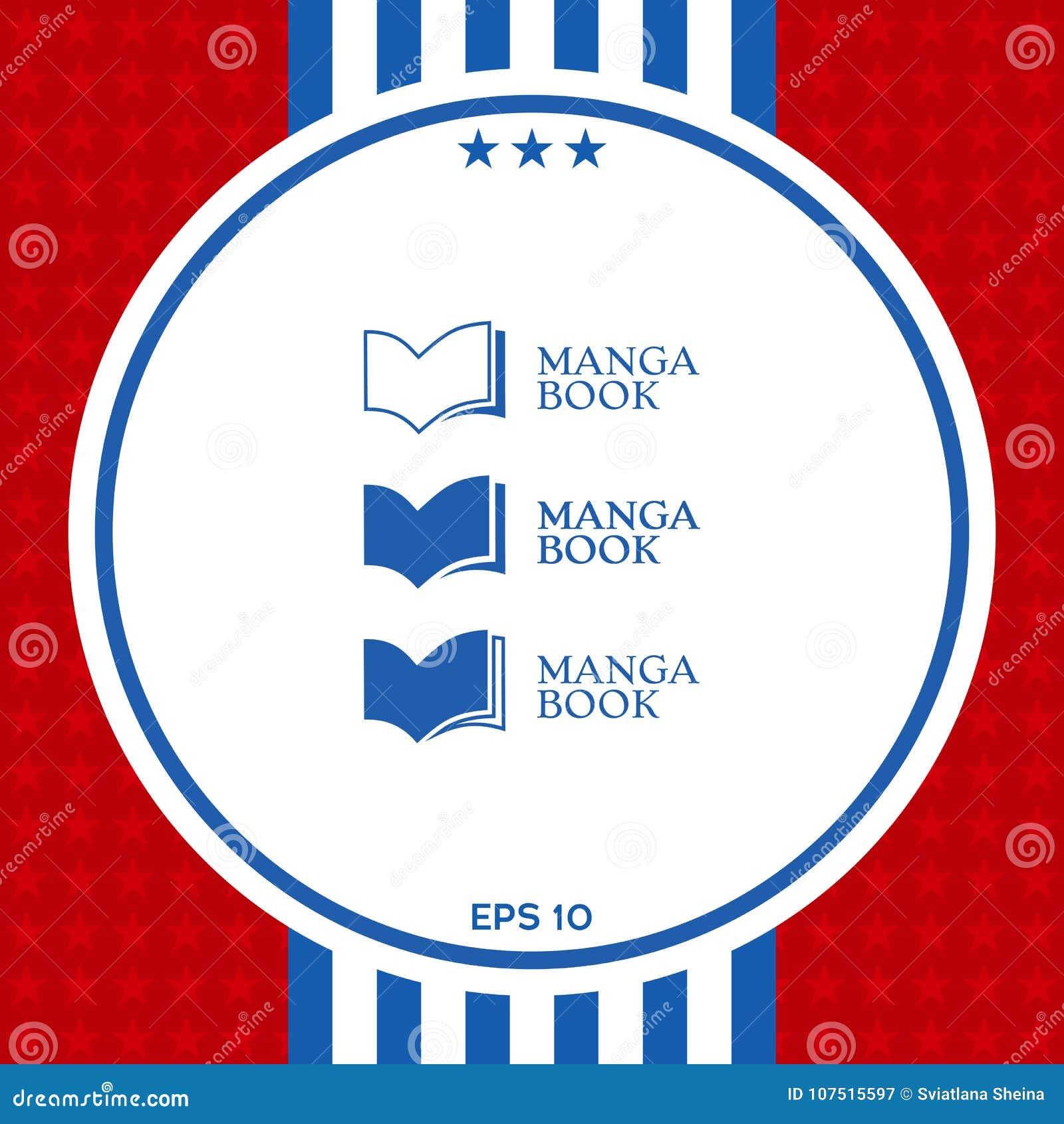 Set of Elegant Logo with Book Symbol Stock Vector - Illustration of ...