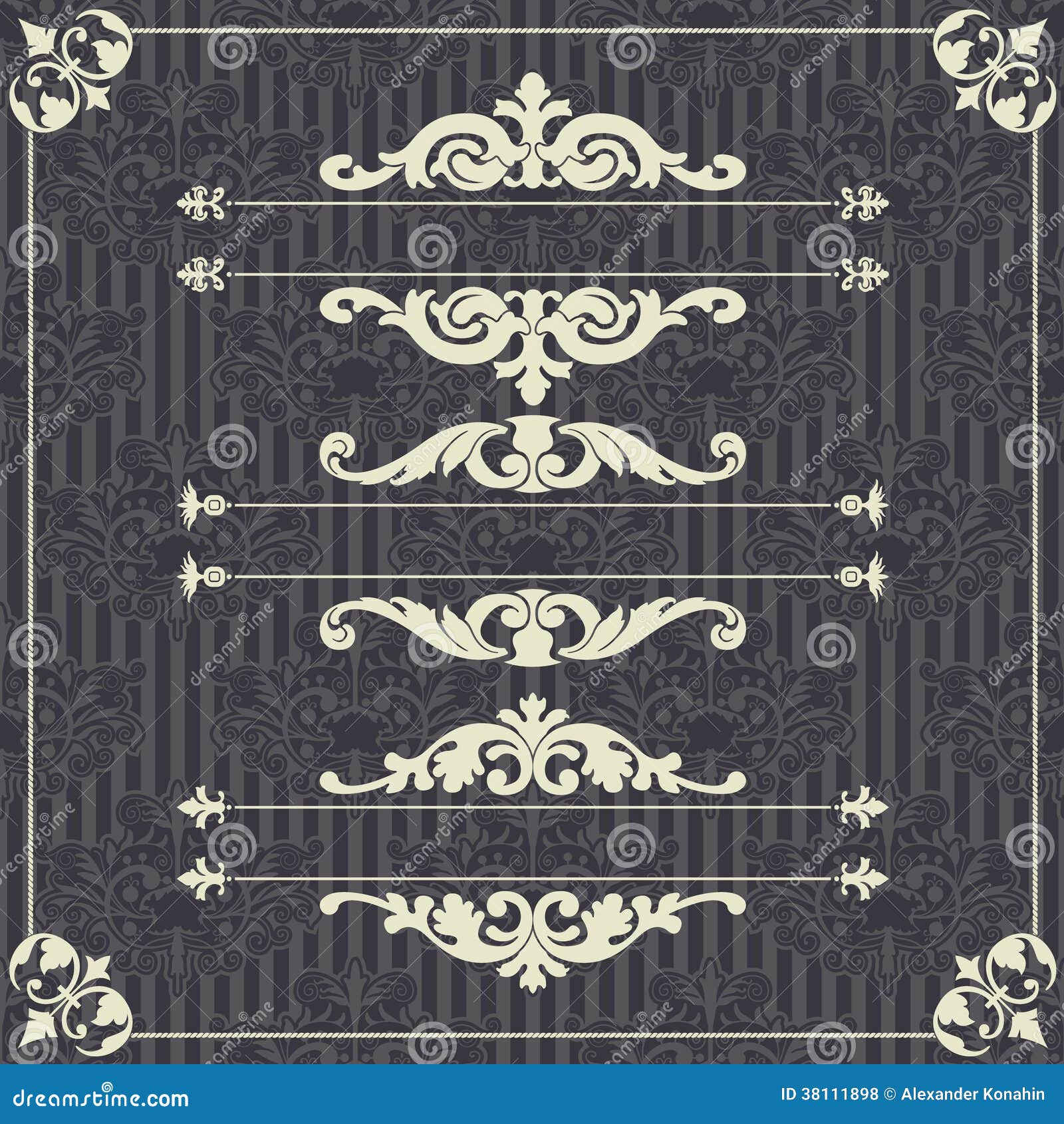 Border Endings Stock Illustrations – 17 Border Endings Stock ...