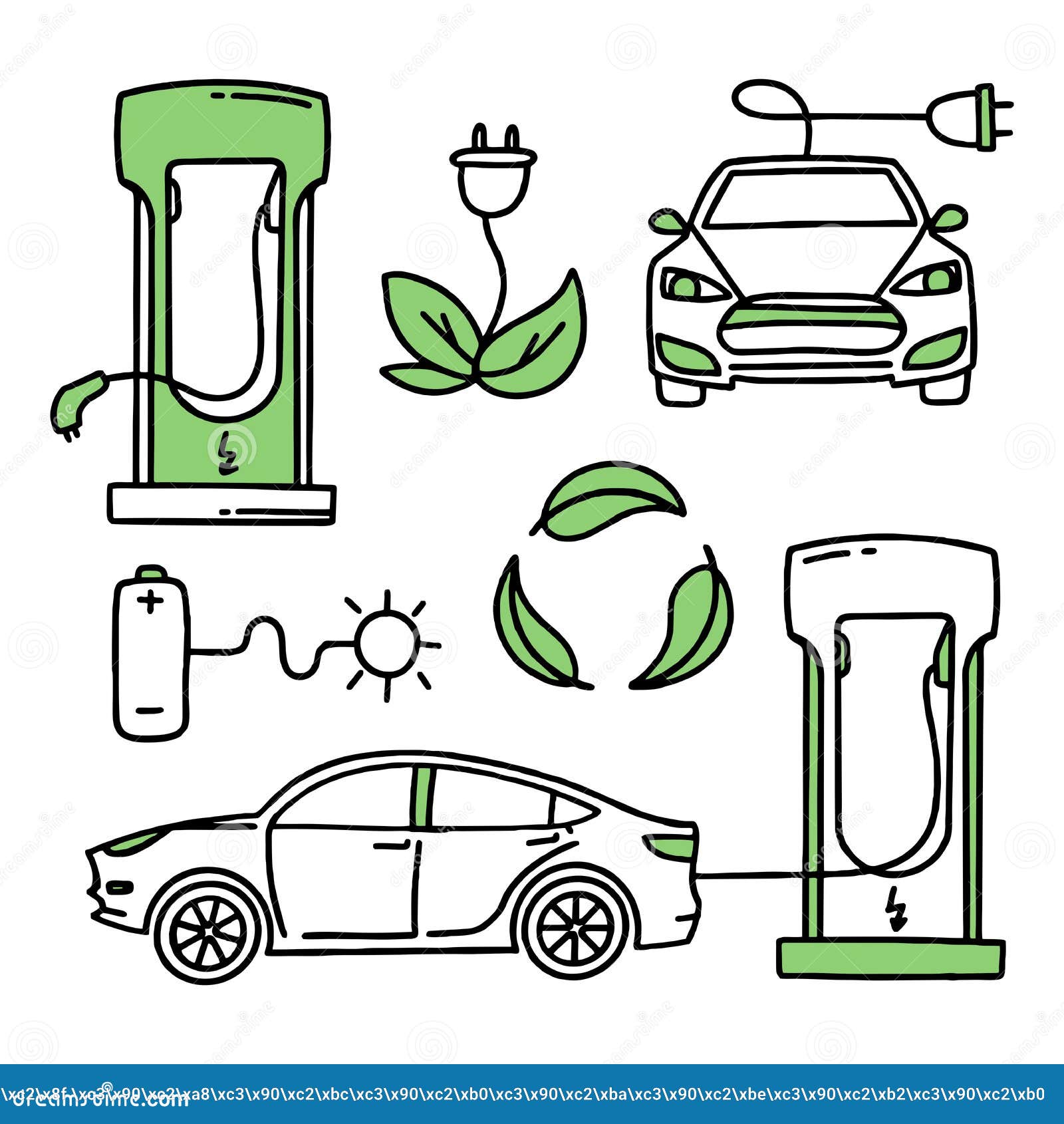 Electric Change Machine. Power Inverter With Charger. Voltage Current ...