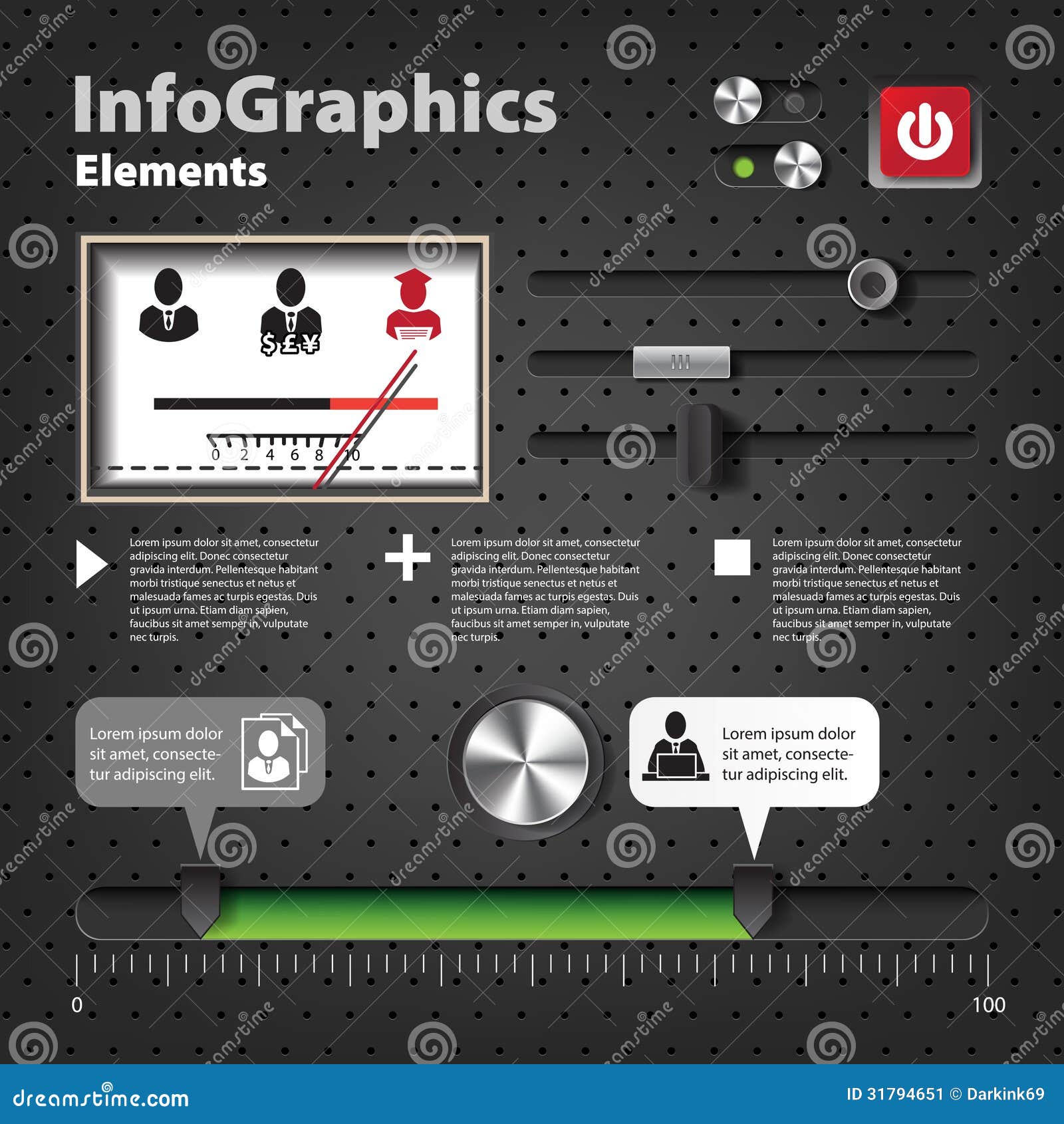 Set Elements Infographics Switch Stock Illustrations – 50 Set Elements ...