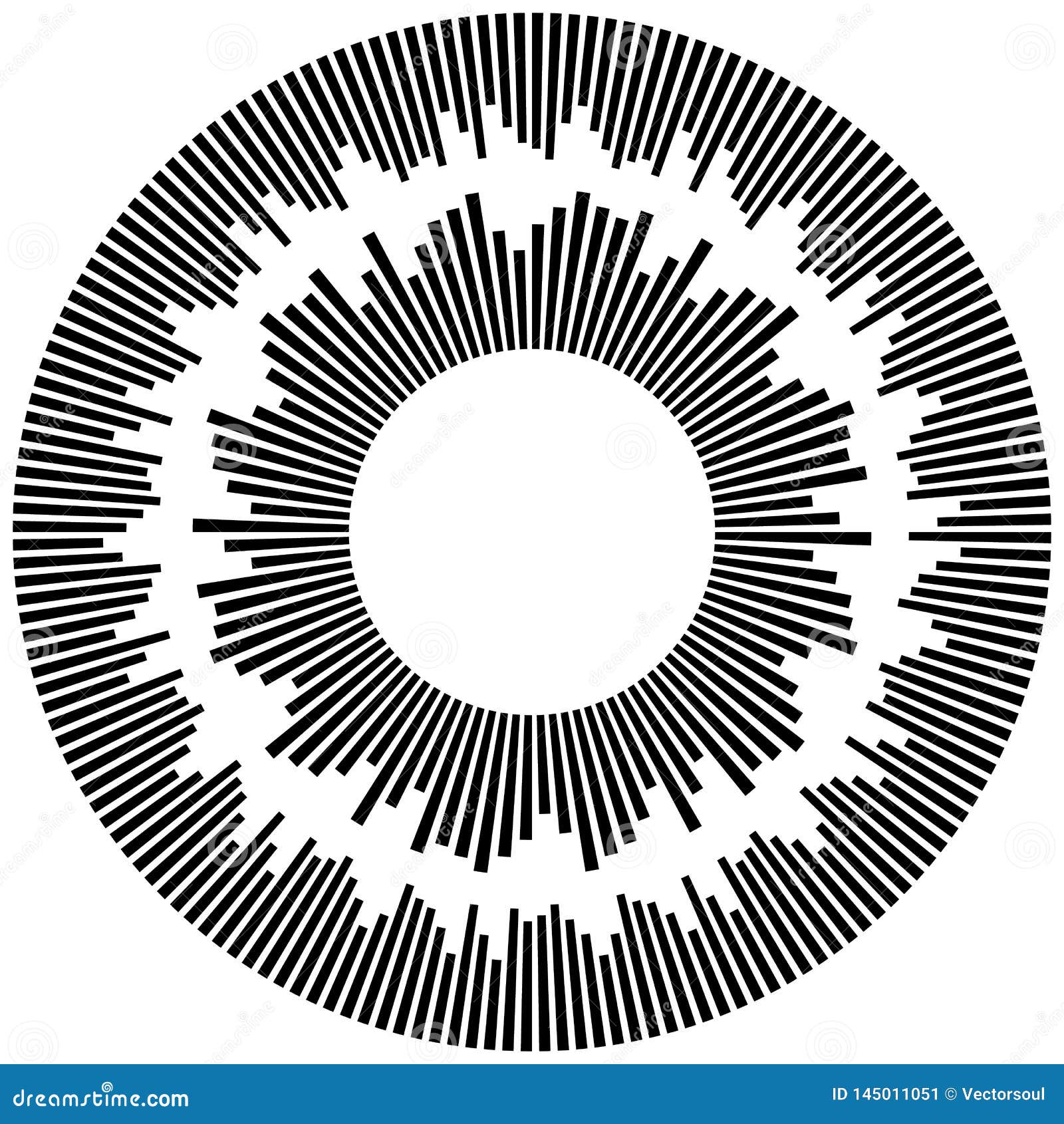 Radiating, Radial Lines. Starburst, Sunburst Shape. Ray, Beam Li ...