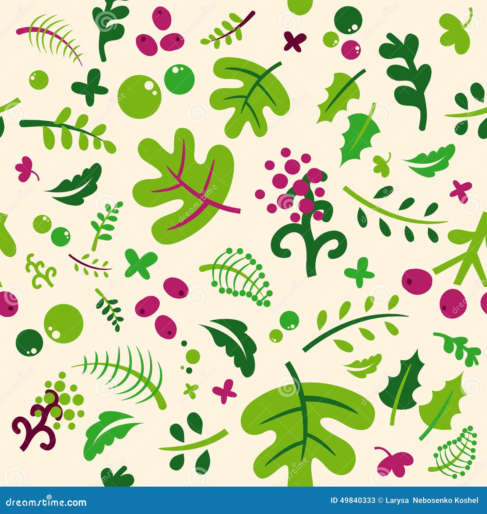 Set of elements of spring. stock vector. Illustration of flora - 49840333