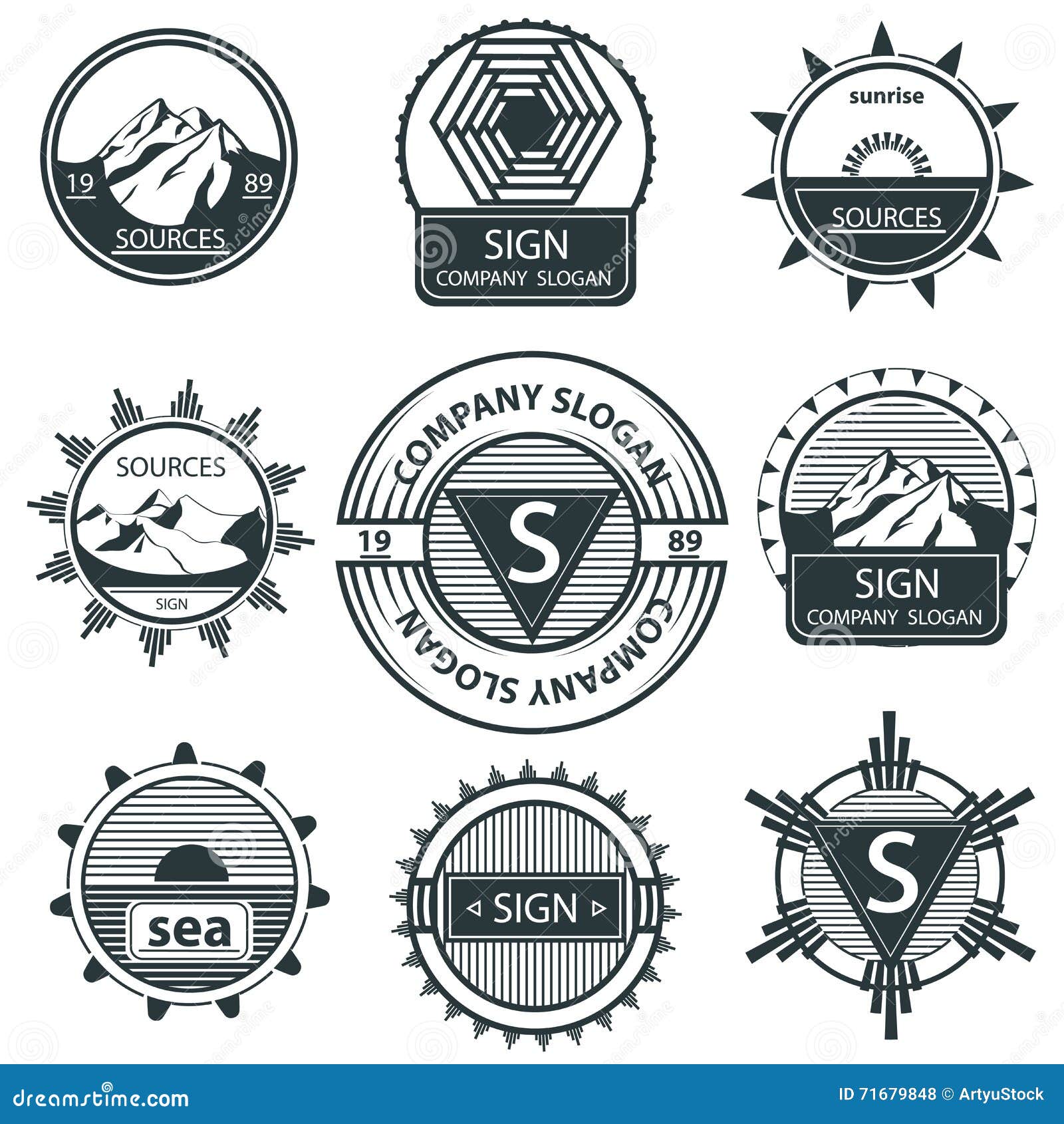 Emblems Mountain Stock Illustrations – 2,075 Emblems Mountain Stock ...